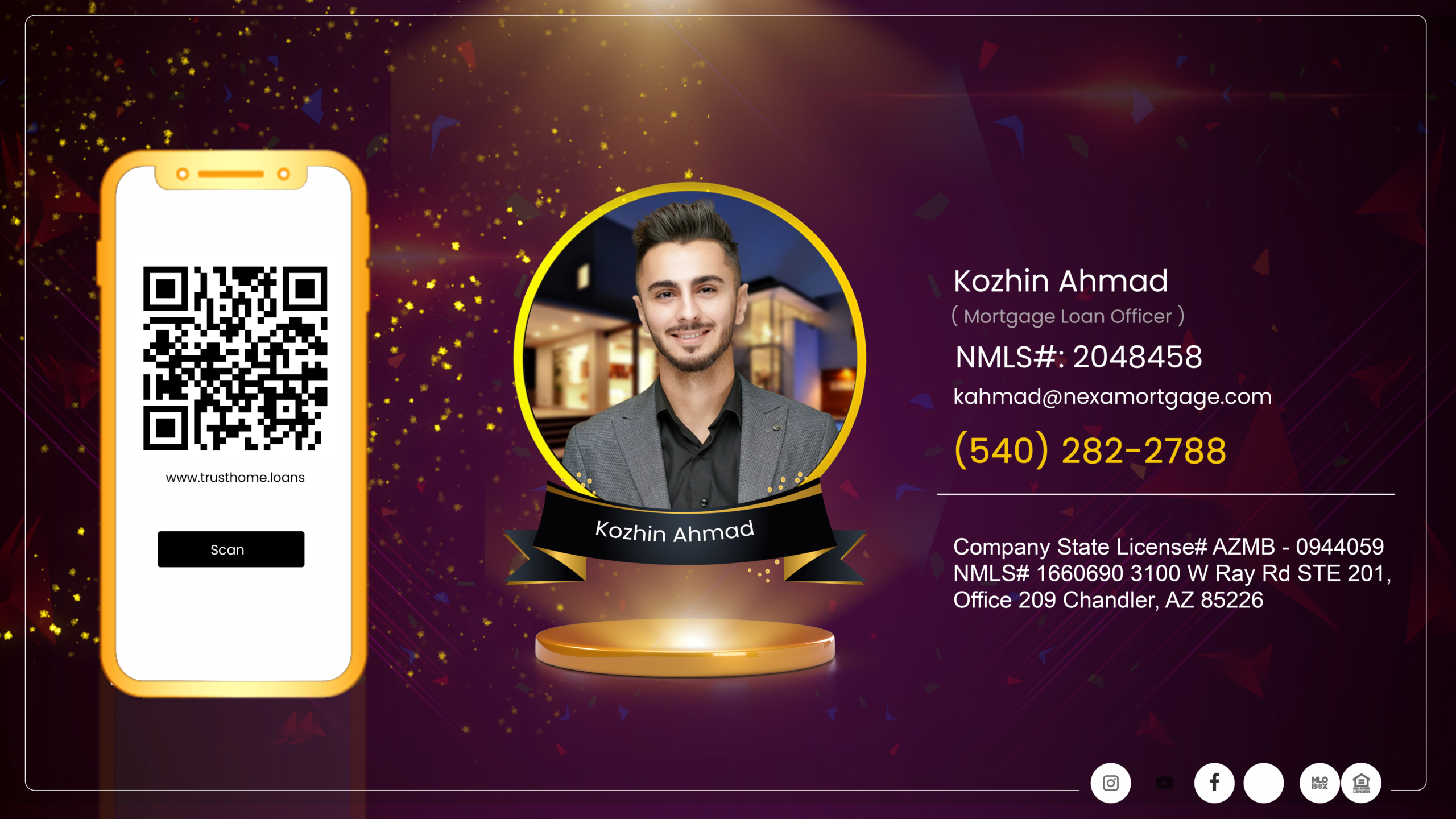 Kozhin Ahmad -Mortgage Loan Officer